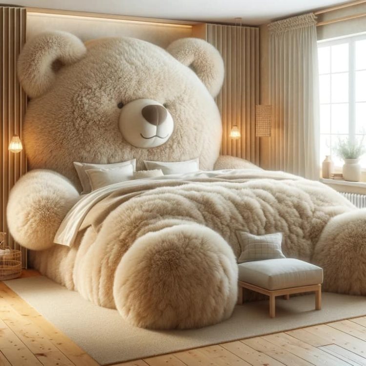 Embrace Comfort: The Magic of the Giant Soft and Cuddly Teddy Bear Bed