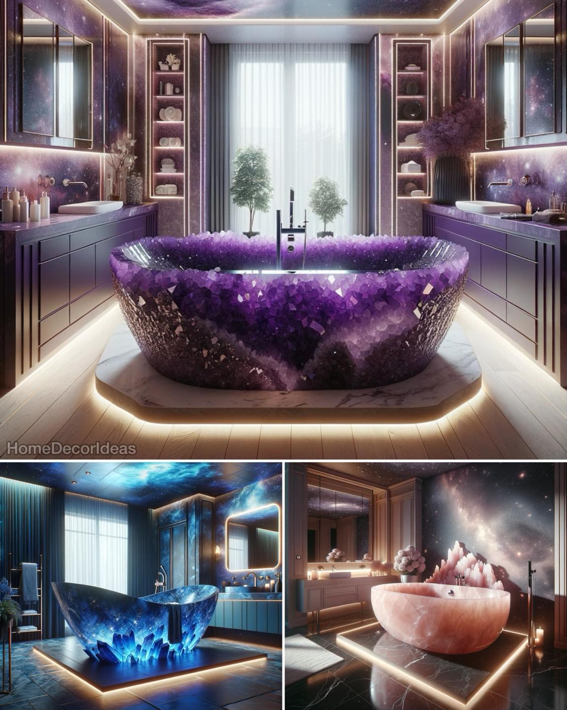 Crystal Indulgence: Transforming Bath Time into a Luxurious Escape