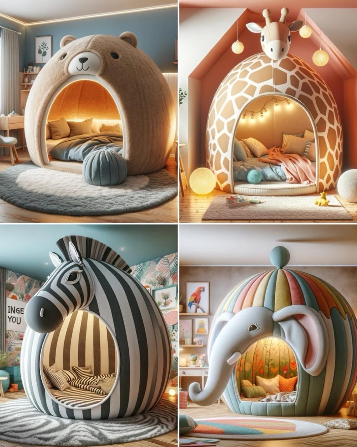 Exploring the Wild: Animal-Themed Dens for Children