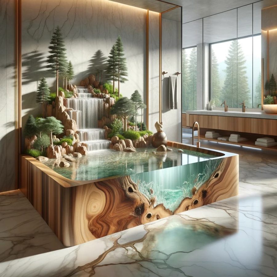 Bathing in Nature: The Fusion of Design and Environment