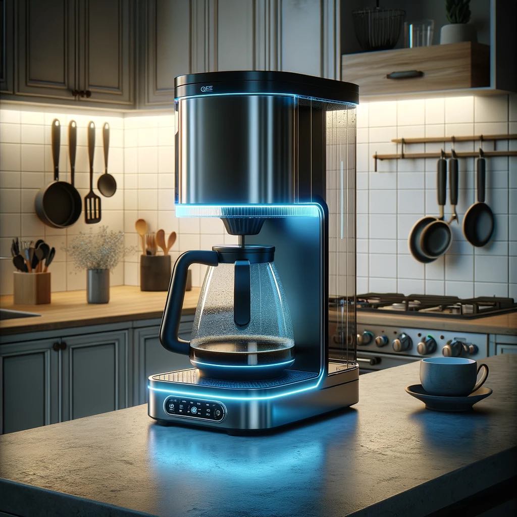 Futuristic Brews: The Rise of Neon-Illuminated Coffee Machines in Home ...