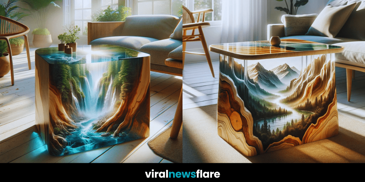 Nature Encased in Elegance: The Art of Epoxy Resin Tables
