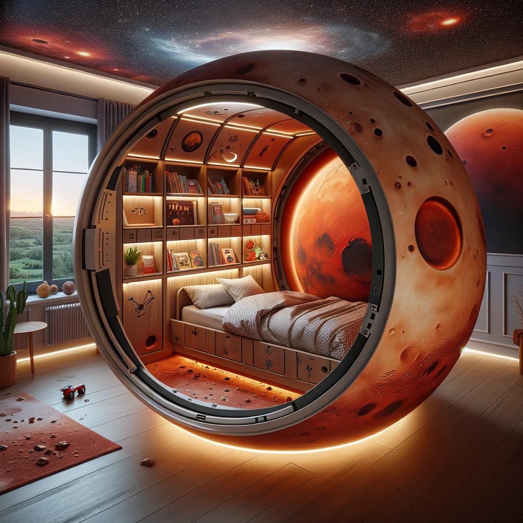 Interstellar Dreams: The Ultimate Bedrooms for Budding Astronauts