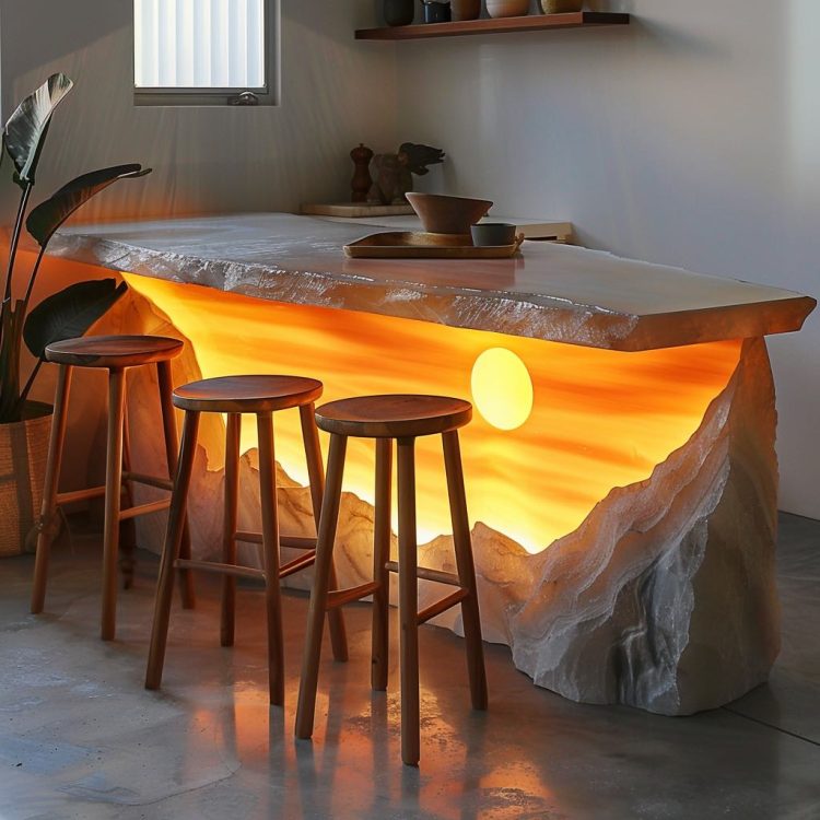 Illuminating Design: The Art of Light-Infused Countertops