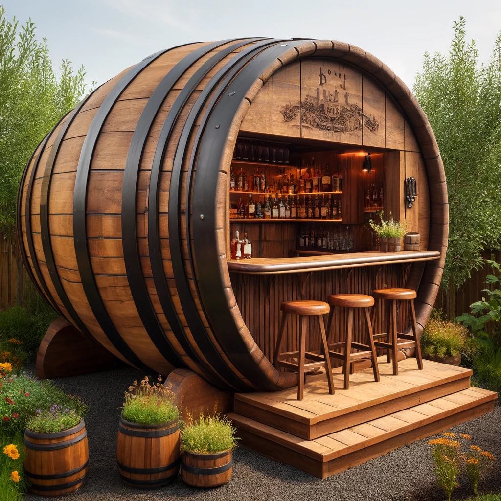 Unique Beer Themed Outdoor Bars for Your Home