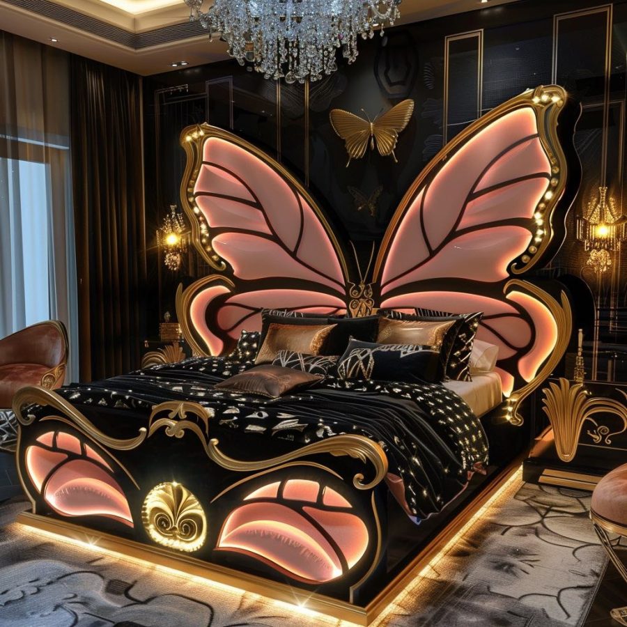 Transform Your Bedroom with Luxurious Butterfly Themed Beds