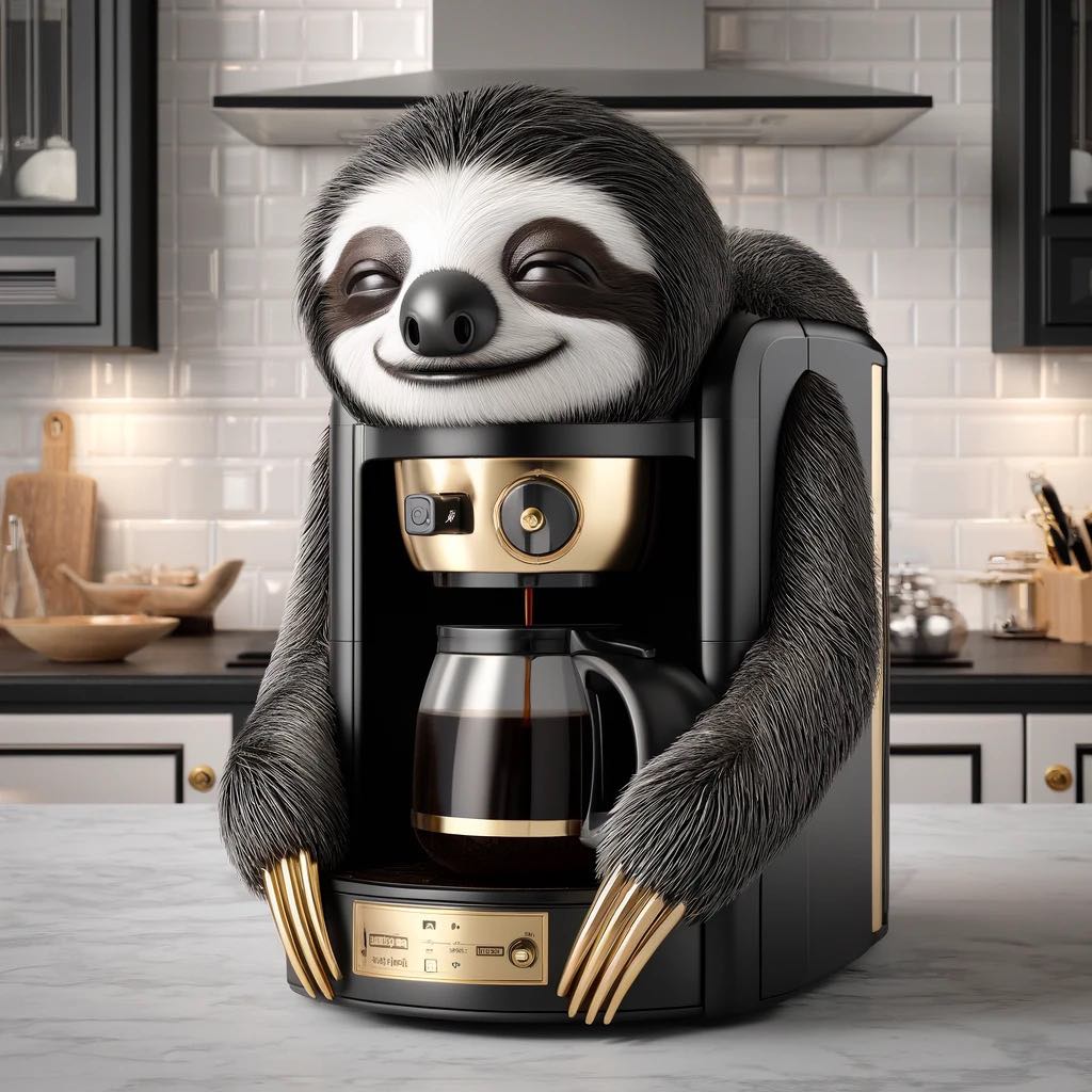 Add a Touch of Whimsy to Your Kitchen with Sloth Coffee Makers