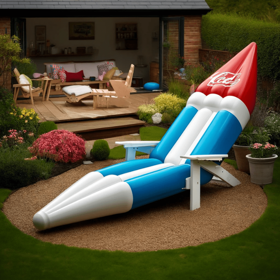 Novelty Ice Cream-Inspired Deck Chairs