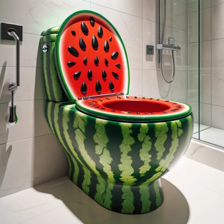 Whimsical Fruit-Themed Toilets Transform Bathroom Design