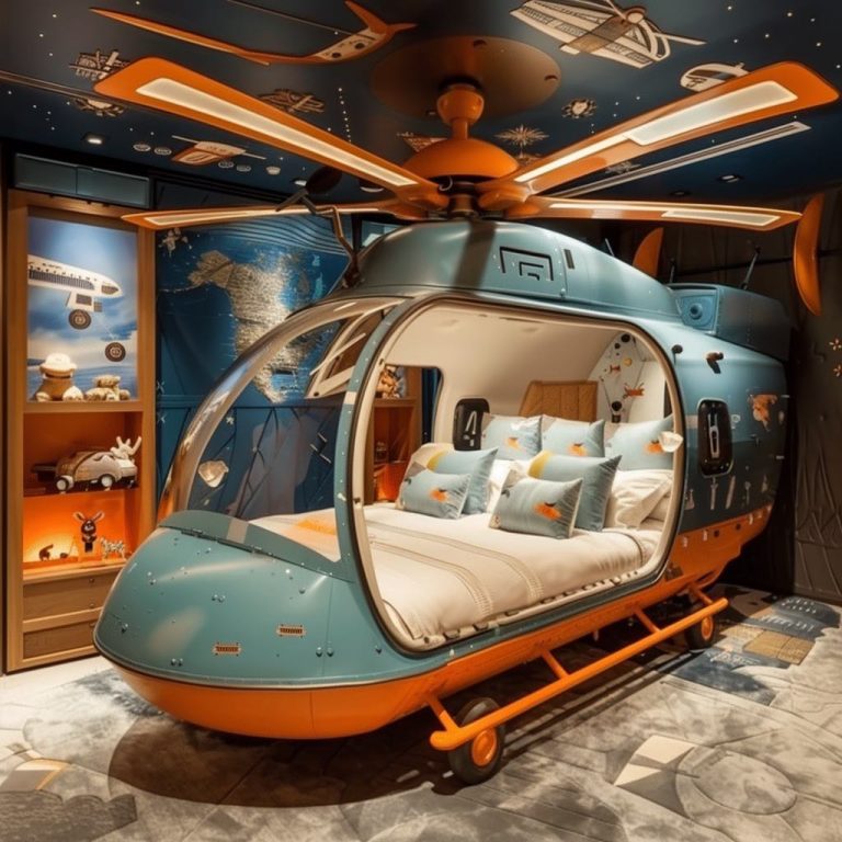 High-Flying Dreams: Helicopter Themed Beds