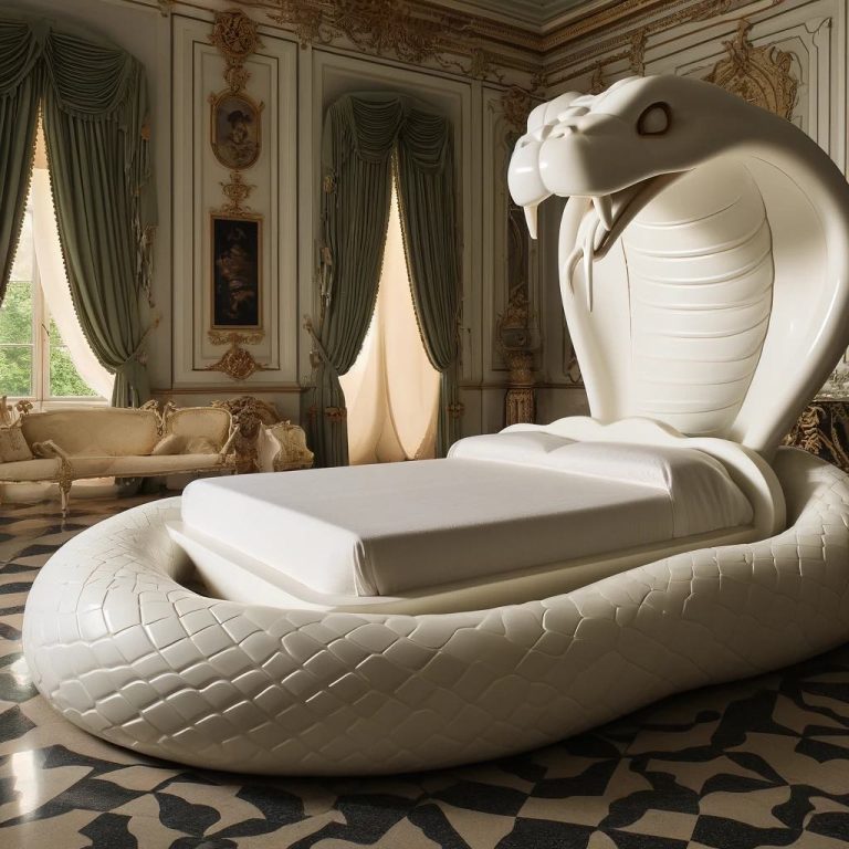Luxurious Snake Themed Beds: A Fusion of Elegance and Intrigue