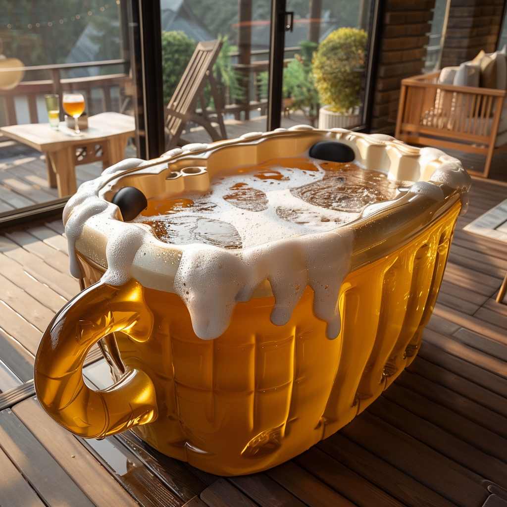 Transform Your Outdoor Space with a Beer Hot Tub