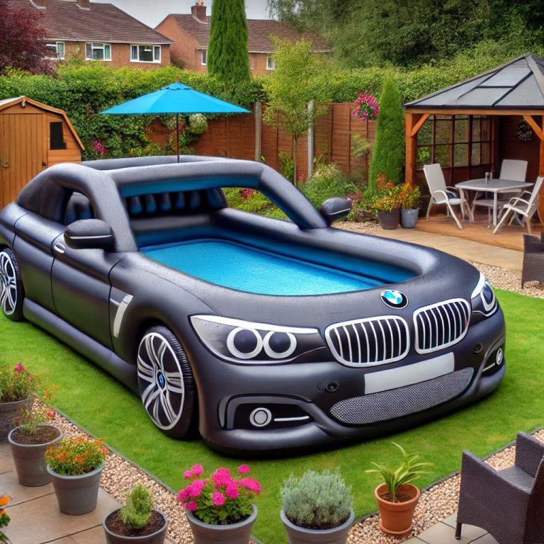 Transform Your Garden with Stylish Car-Shaped Paddling Pools