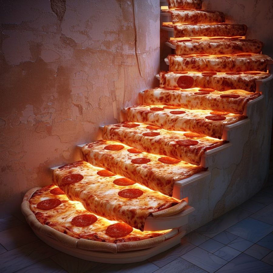 Transform Your Home with Pizza Themed Stairs