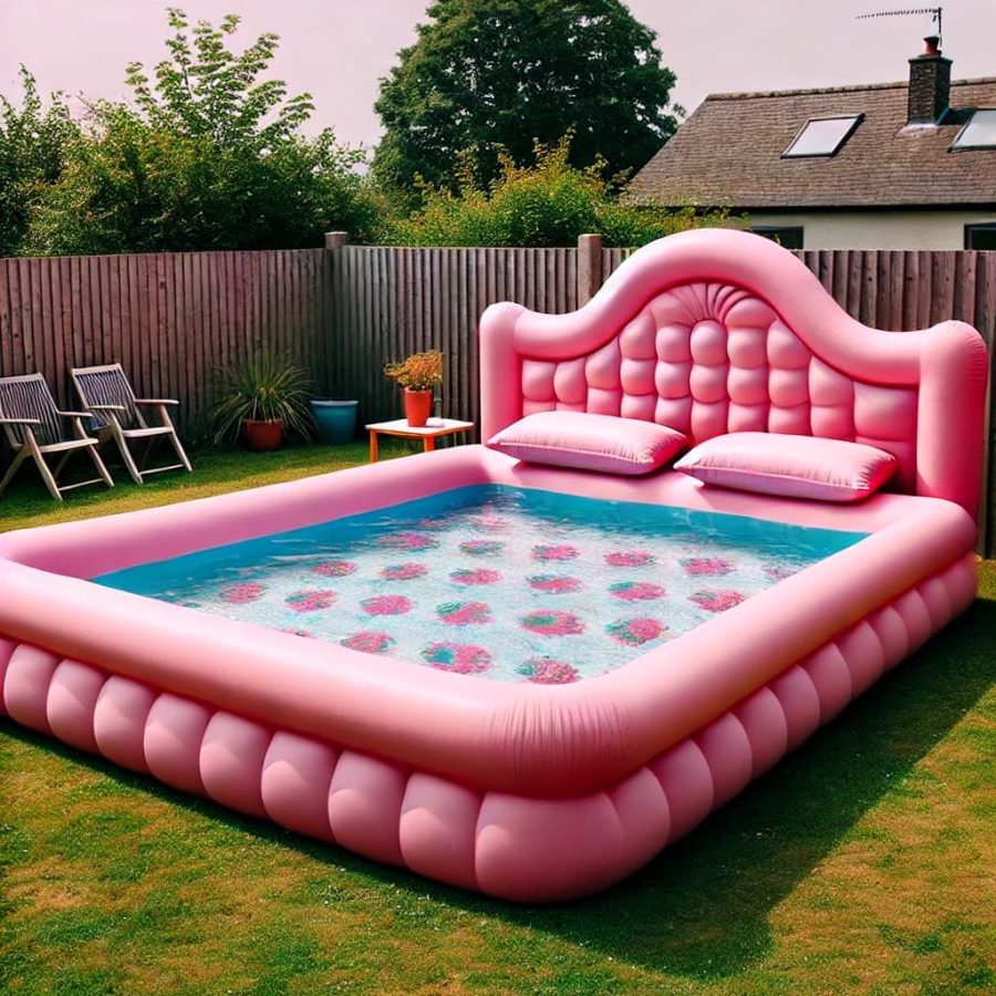 Stylish Inflatable Pool Beds