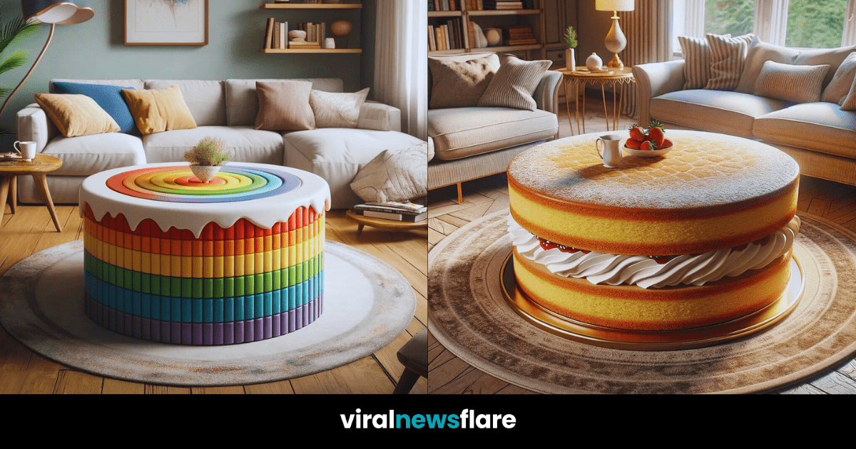 Transform Your Living Space with Cake Inspired Coffee Tables