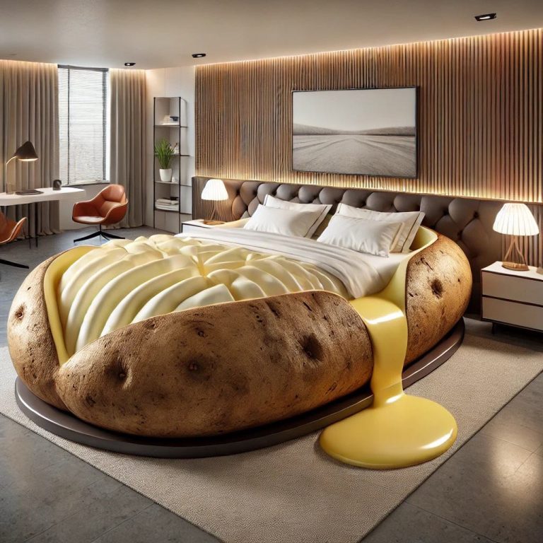 Cozy Up in Unique Potato-Themed Beds