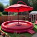 Colourful Umbrella-Style Inflatable Paddling Pools for Your Garden