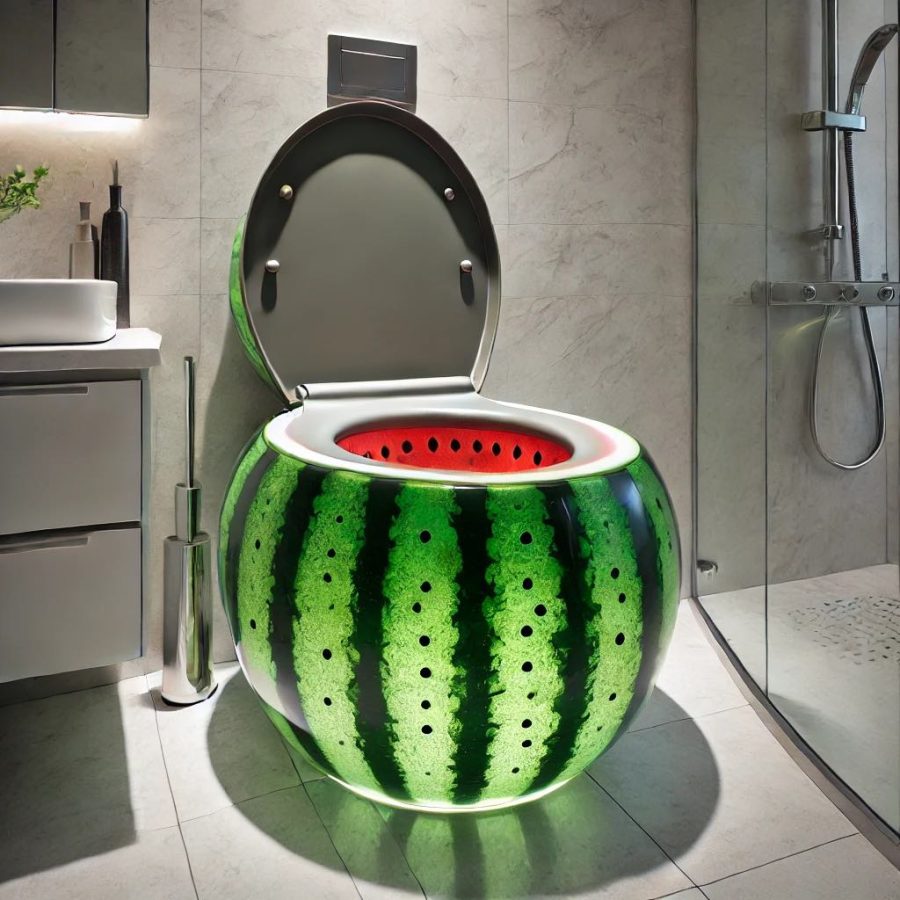Fruit-Themed Toilets for a Fun and Whimsical Space