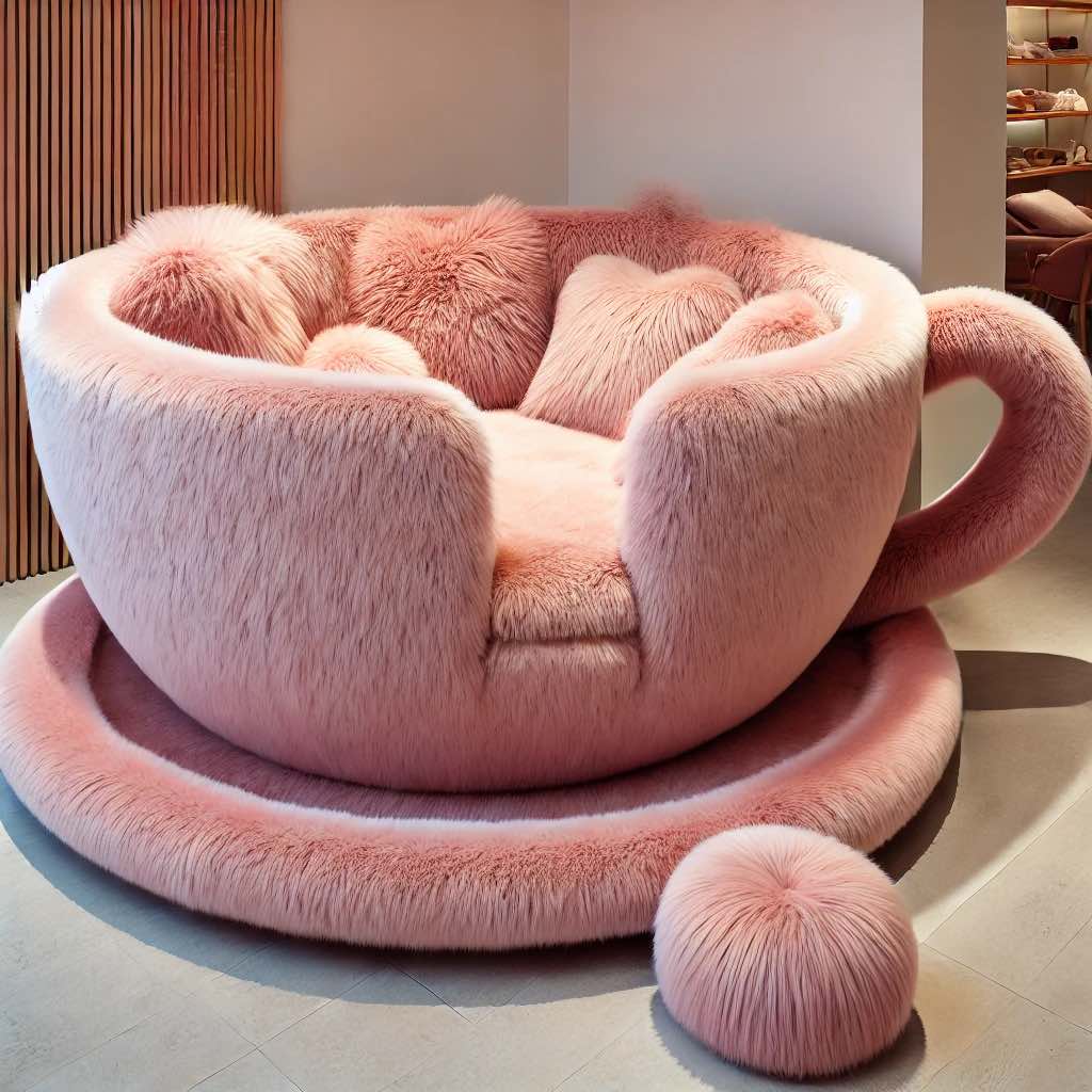 Comfort and Style: Exploring Luxurious Faux Fur Teacup Chairs
