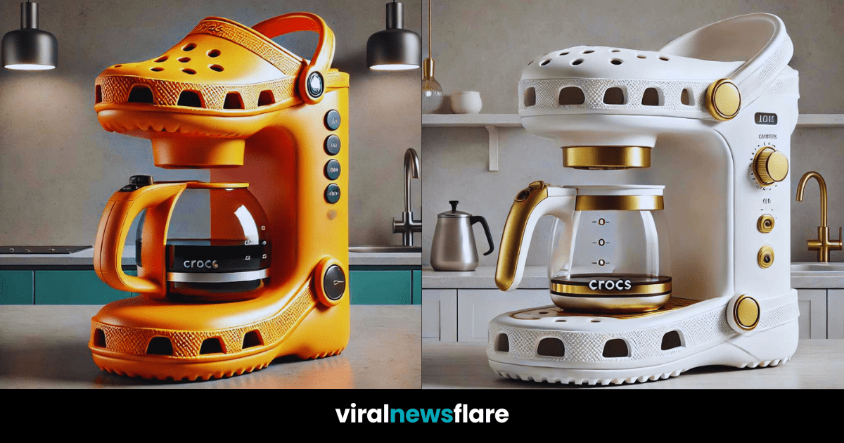 Crocs-Inspired Coffee Revolution: A Stylish Twist on Home Brewing