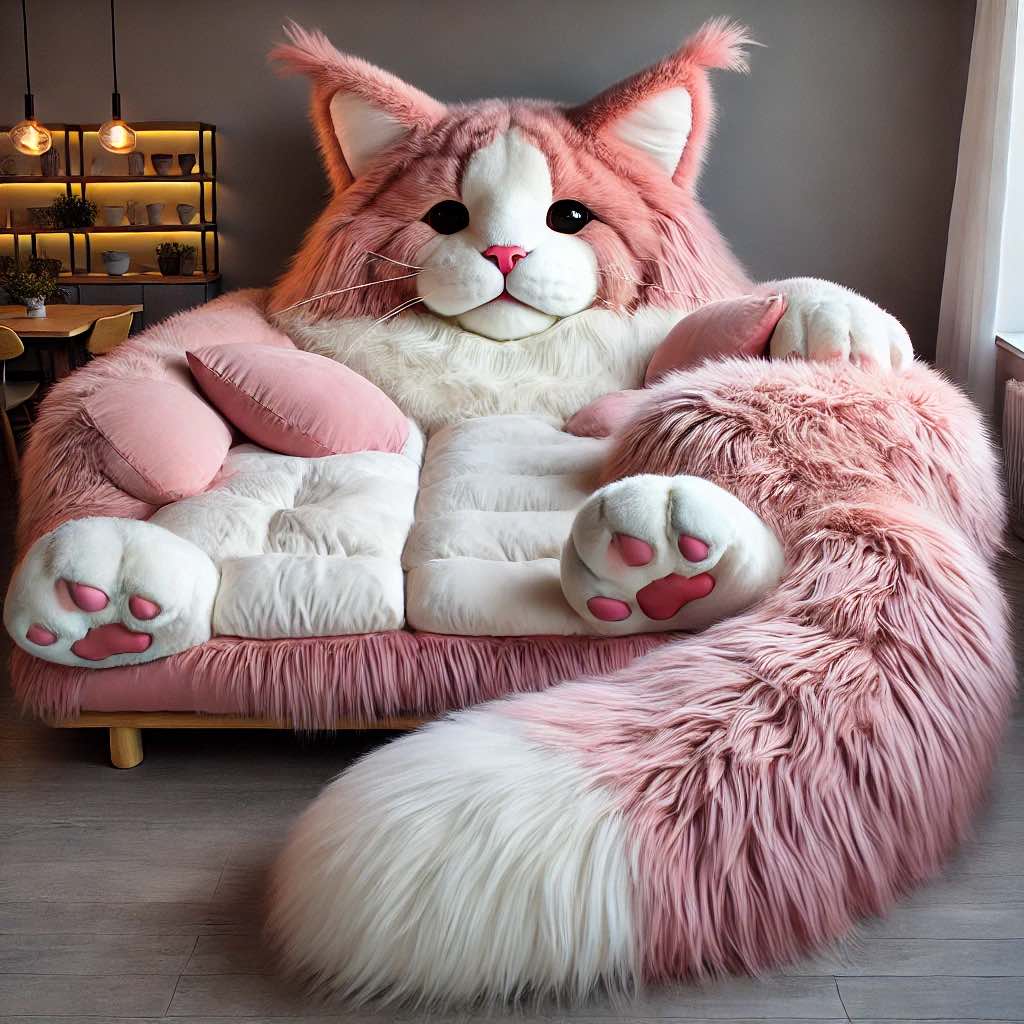 Embrace Comfort with Whimsical Cat Inspired Chairs