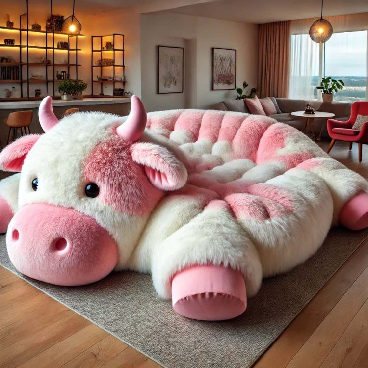 Cow-Inspired Furniture: A Cute and Comfy Addition to Your Home
