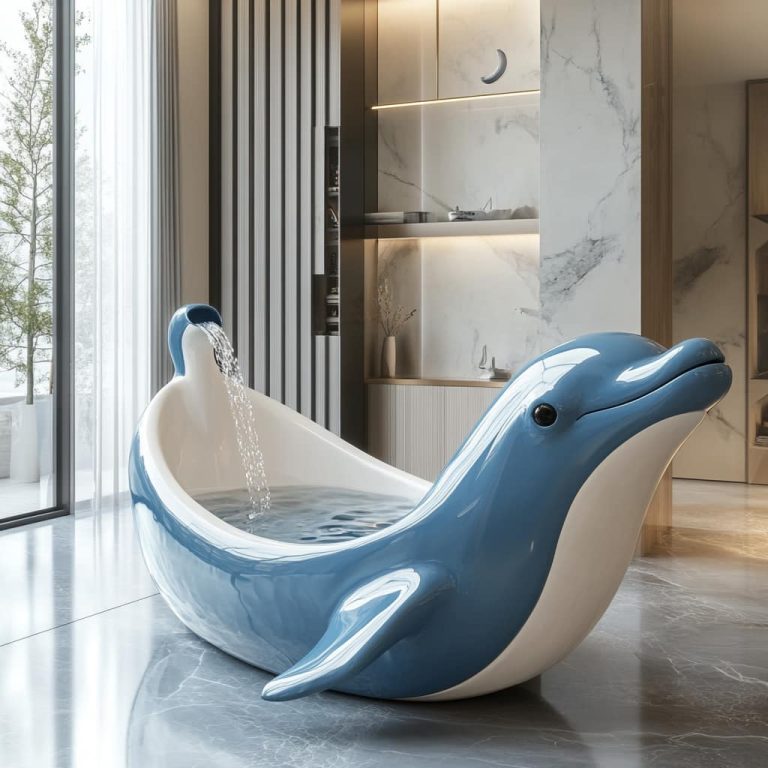 Transform Your Bathroom with Luxury Dolphin-Shaped Bathtubs