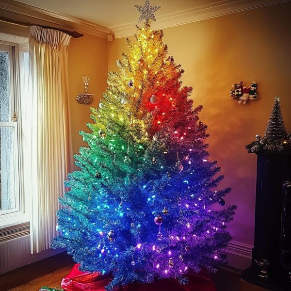 Transform Your Home with Stunning Rainbow Christmas Trees