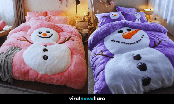 Transform Your Bedroom with Snowman-Themed Bedding