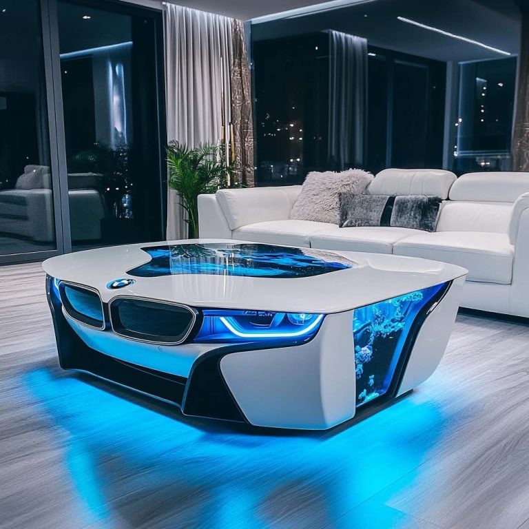BMW-Inspired Aquarium Coffee Tables: The Ultimate Centrepiece