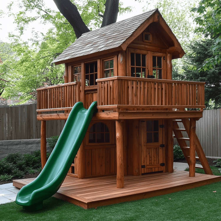 The Ultimate Wooden Two-Story Playhouse Guide