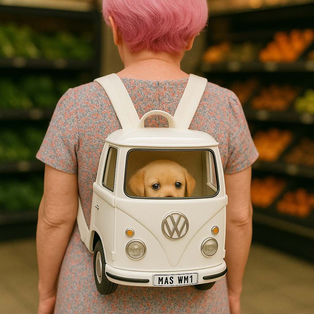 Adorable Camper Van Pet Backpacks You’ll Love