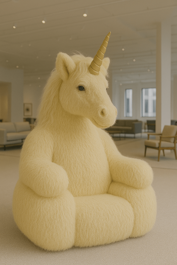Unicorn Chairs: Soft Seating with a Fantasy Twist