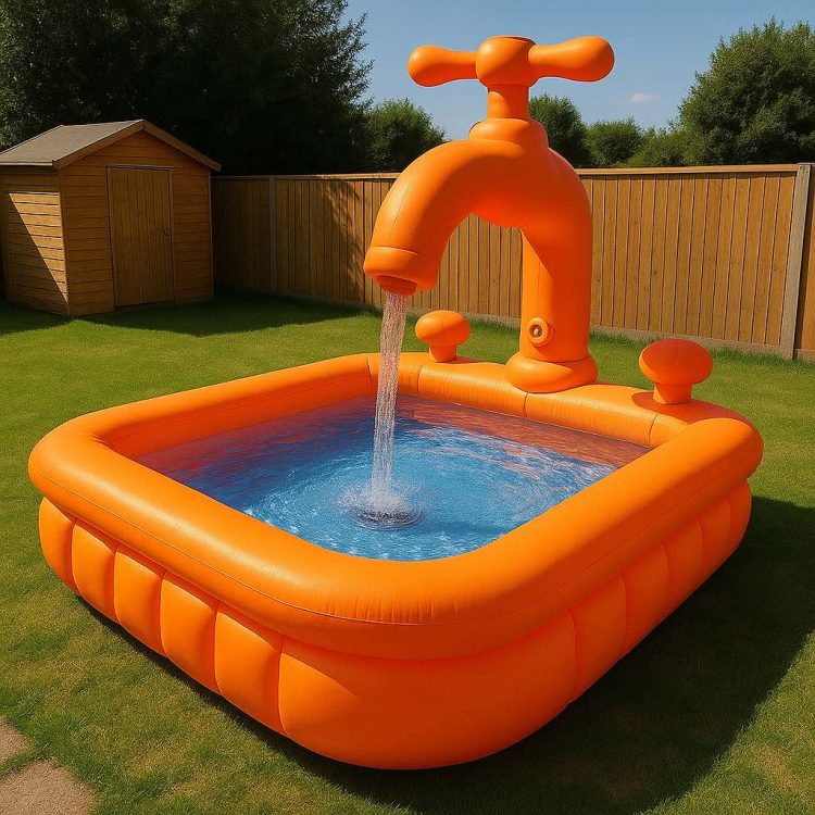 Giant Tap Paddling Pools for a Quirky Summer Splash