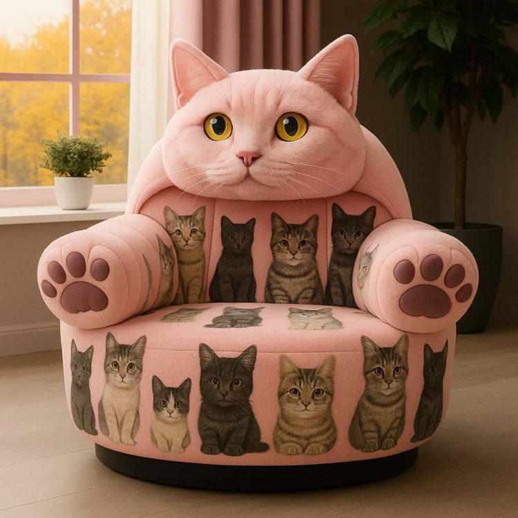 Oversized Cat Armchairs for Cat Lovers