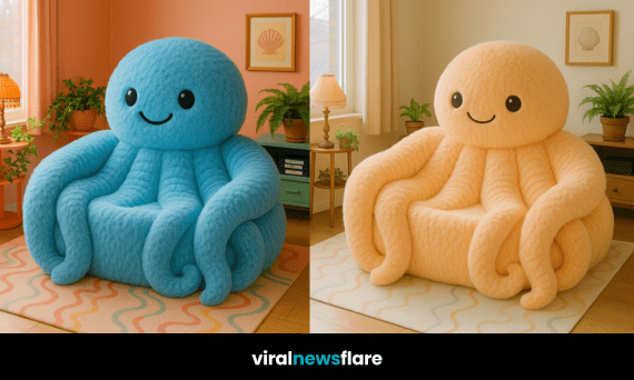 Plush Octopus Armchairs: The Furniture Trend You’ll Love