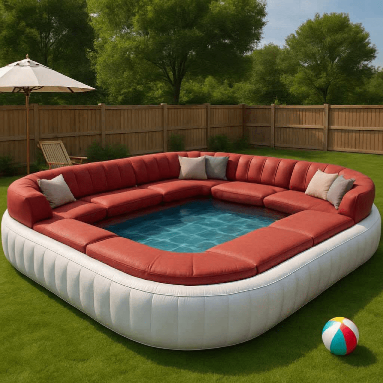 Inflatable Sofa Pools: The Ultimate Garden Relaxation Experience