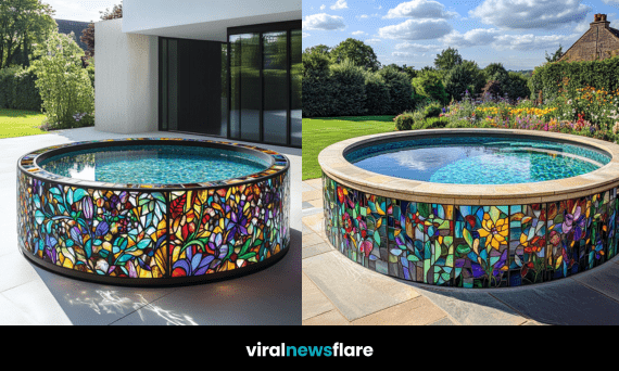 Stained Glass Plunge Pools: The Dazzling Garden Feature