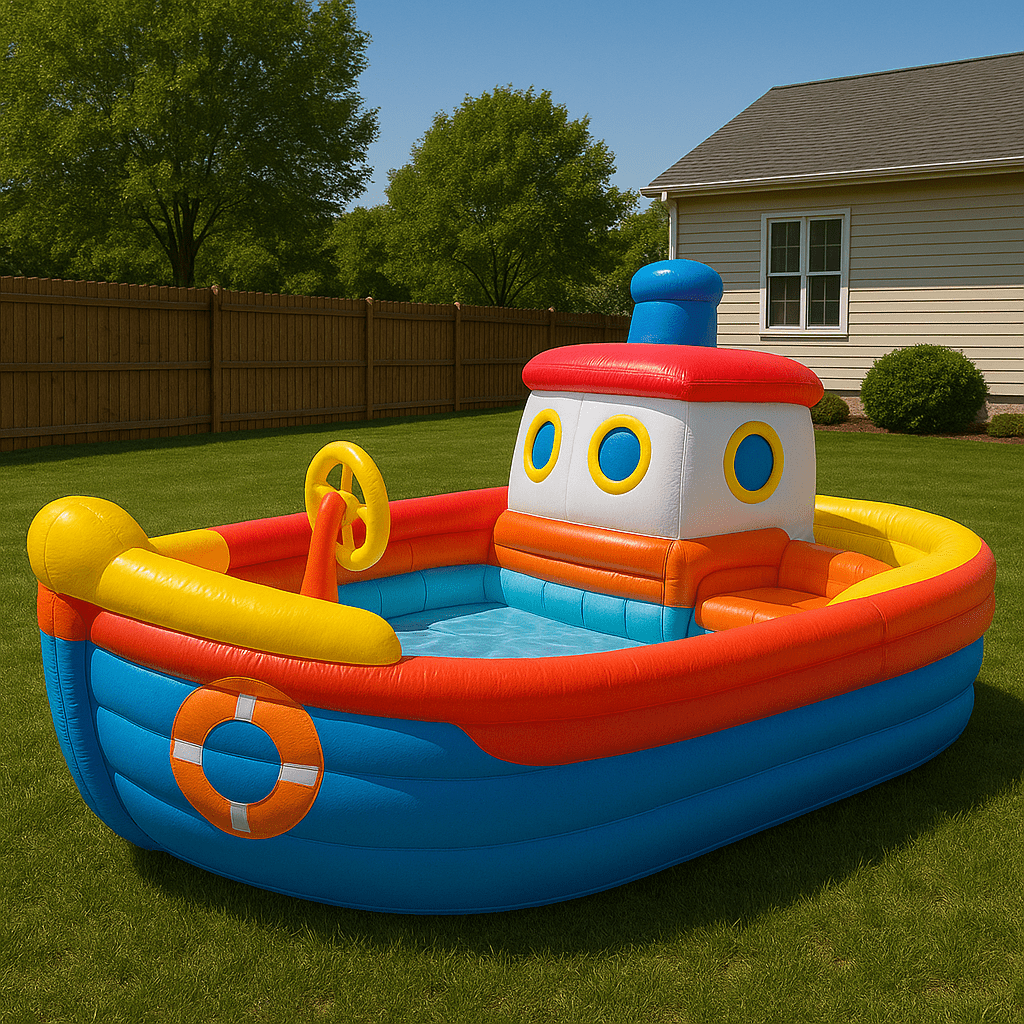Tugboat Inflatable Paddling Pools: Make a Splash This Summer