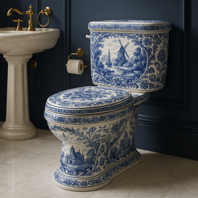 Decorative Porcelain Toilets: A Fusion of Art and Functionality