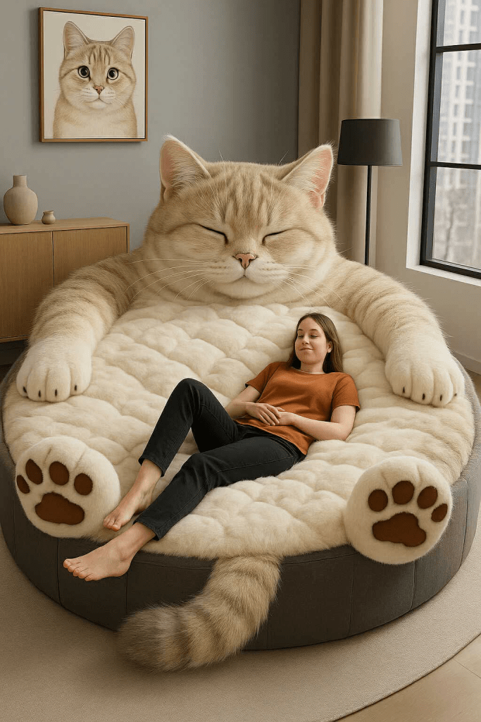 Cat-Shaped Armchairs: Purrfectly Plush Seating