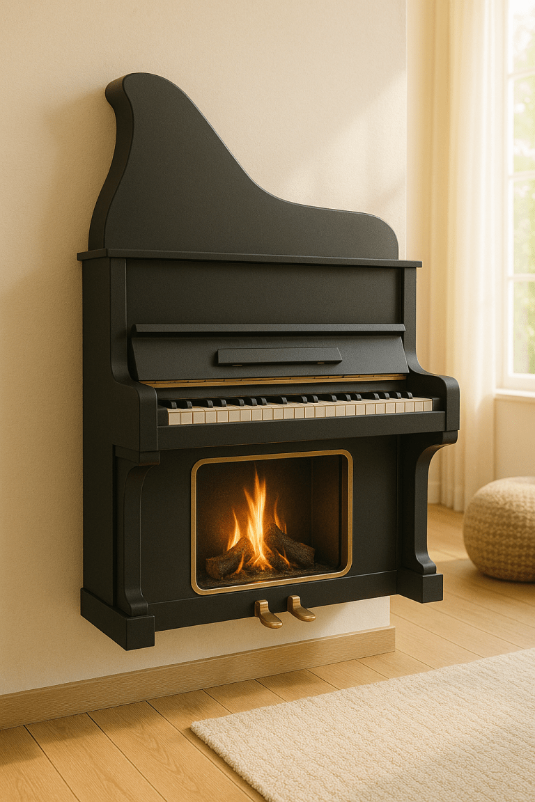 Musical Instrument Fireplaces: Where Warmth Meets Melody