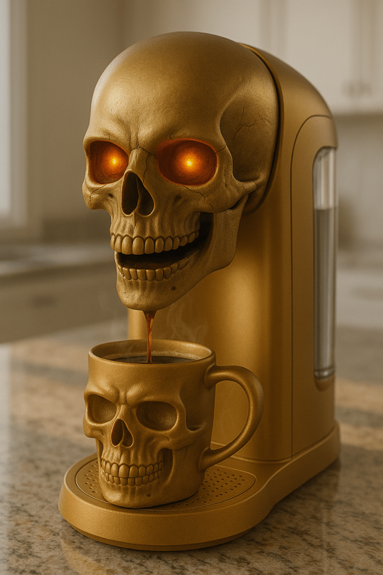 Skull Coffee Makers: Bold Brewing for Gothic Homes