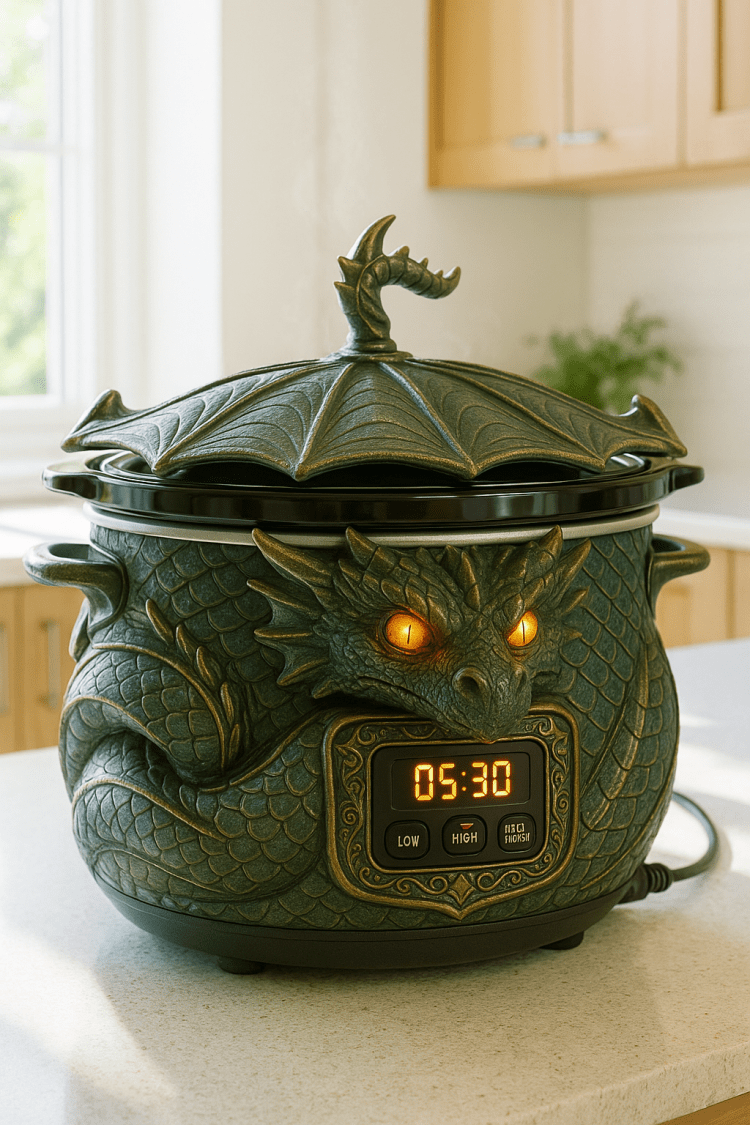 Dragon Slow Cookers: Fantasy Kitchen Designs