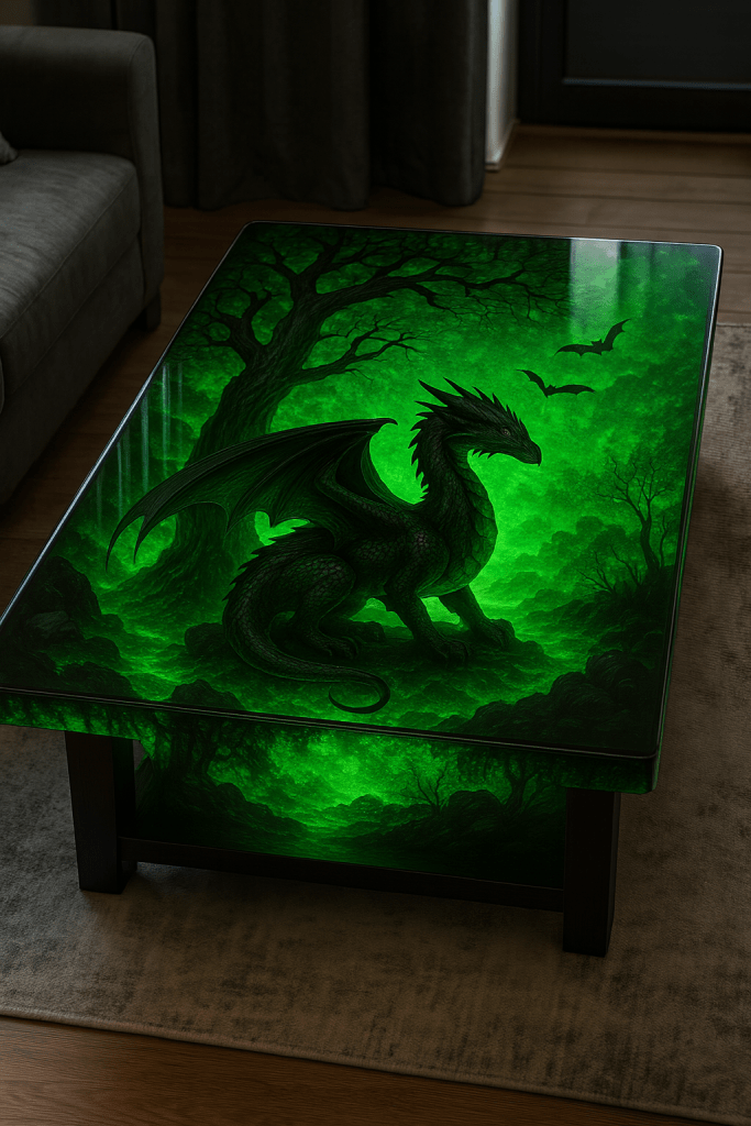Dragon Fantasy Tables: The Glowing Mythical Trend