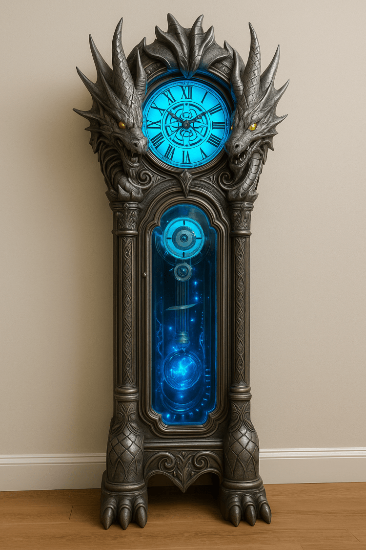 Dragon Grandfather Clocks: Timeless Fantasy Masterpieces