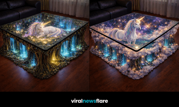 Enchanted Unicorn Coffee Tables: Magical Statement Centrepieces